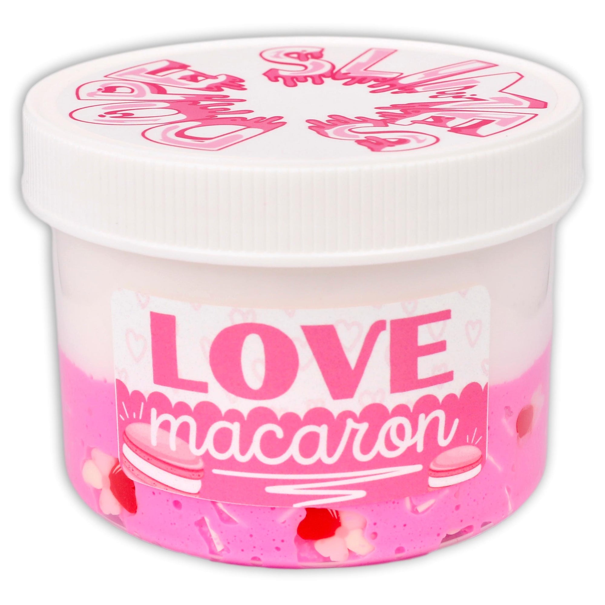 Love Macaron Snow-fizz butter Hybrid Slime - Shop Slime - Dope Slimes