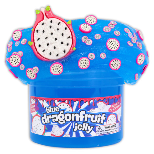 Blue Dragonfruit Jelly Slime - Shop Slime - Dope Slimes