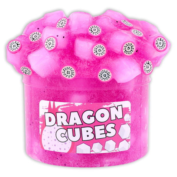 Dragon Cube Clear Jelly Cube Slime - Shop Slime - Dope Slimes