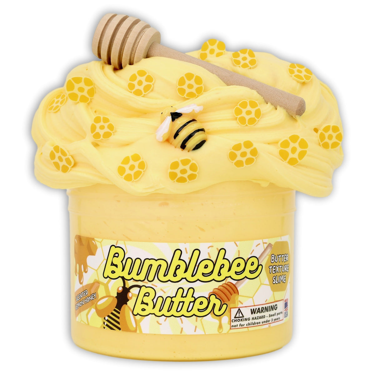 Bumblebee Butter Slime - Shop Slime - Dope Slimes