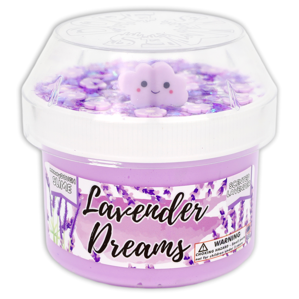 Lavender Dreams memoryDOUGH Slime - Shop Slime - Dope Slimes