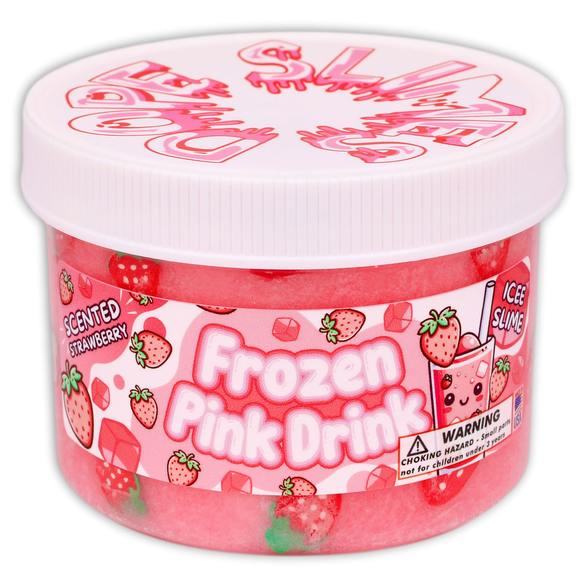 Frozen Pink Drink Icee Slime - Shop Slime - Dope Slimes