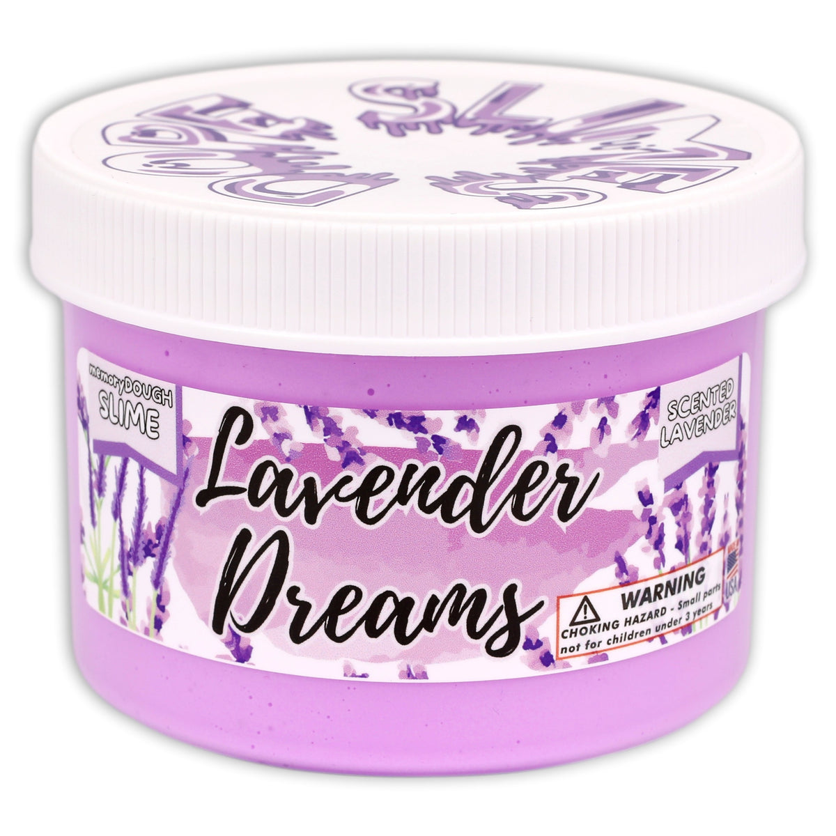 Lavender Dreams memoryDOUGH Slime - Shop Slime - Dope Slimes