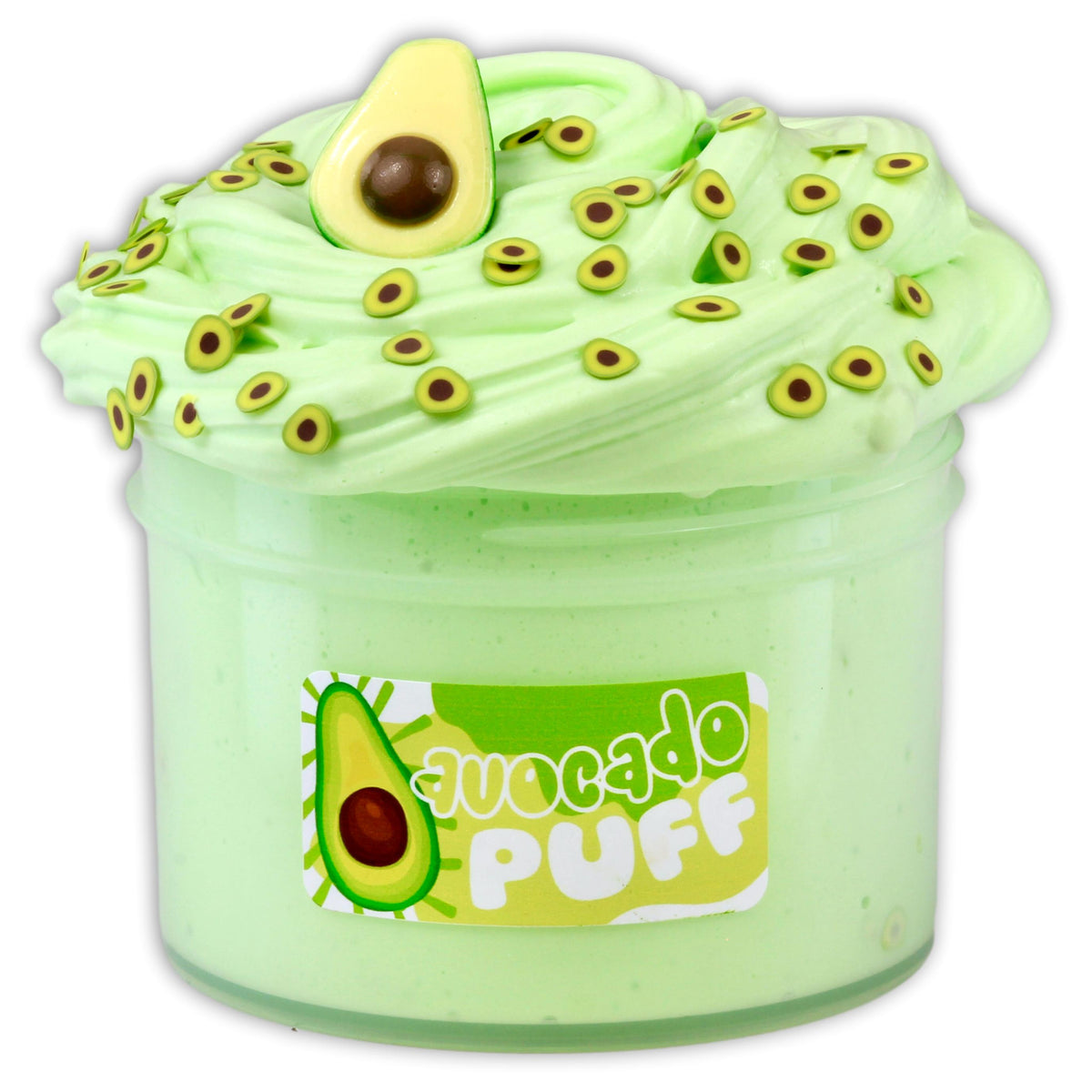Avocado Puff Butter Slime - Shop Slime - Dope Slimes