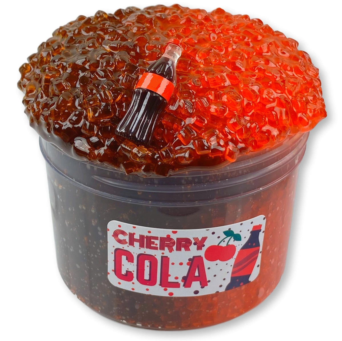 Cherry Coca-Cola Sugar Scrub Clear Slime Scented - DopeSlimes