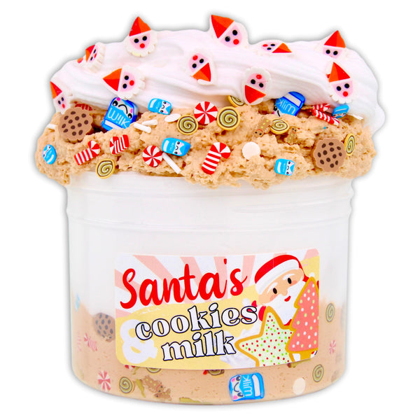 Santa's Cookies & Milk Hybrid Slime - Shop Christmas Slimes