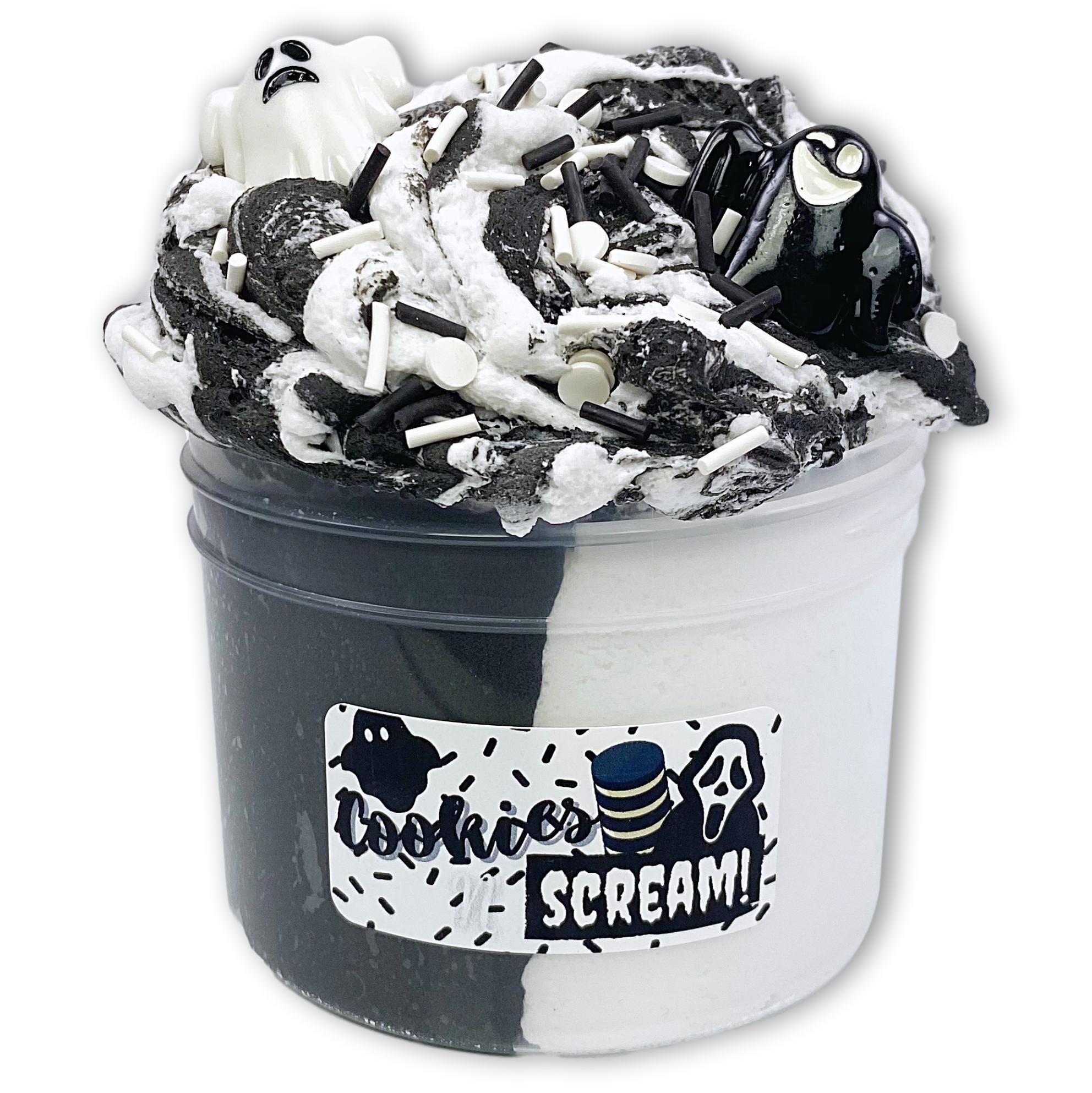 Cookies N' Scream Butter Slime - Shop Halloween Slime - Dope Slimes
