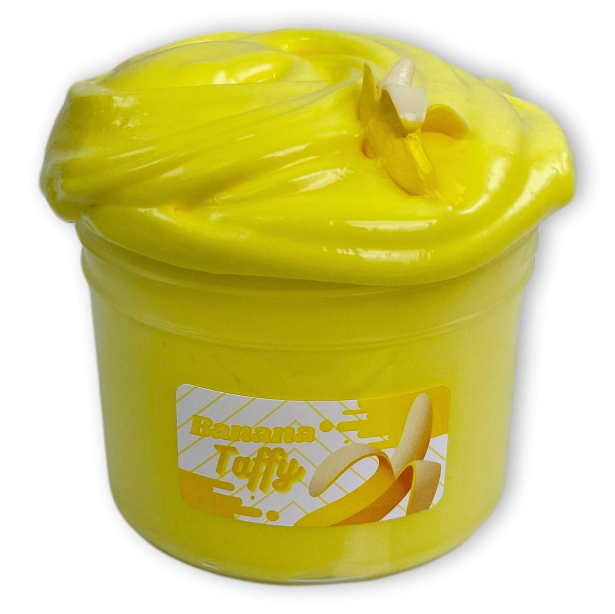 Banana Taffy Thick Glossy Slime Scented - Buy Slime - DopeSlimes
