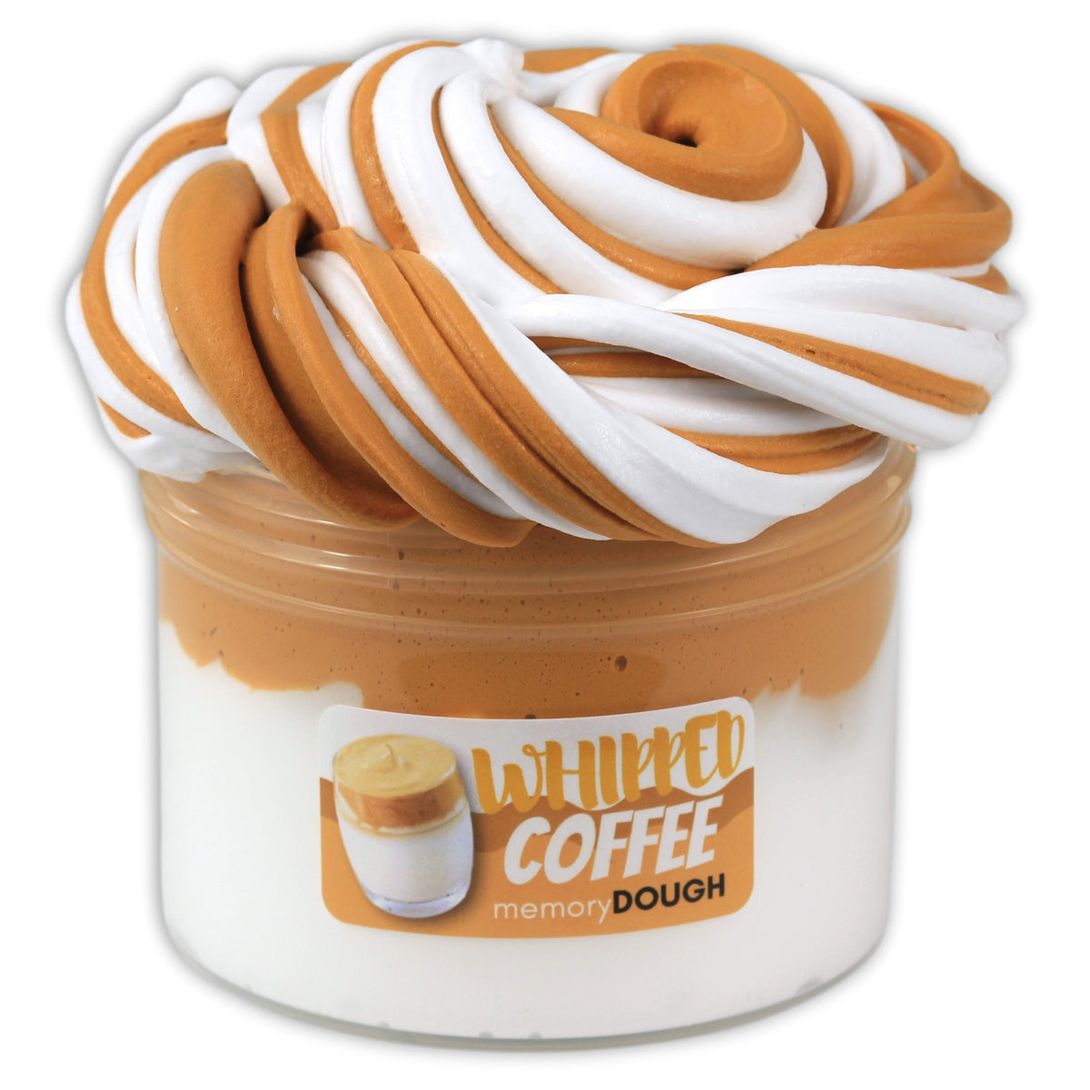 Whipped Coffee memoryDOUGH® Butter Slime - Shop Slime - Dope Slimes