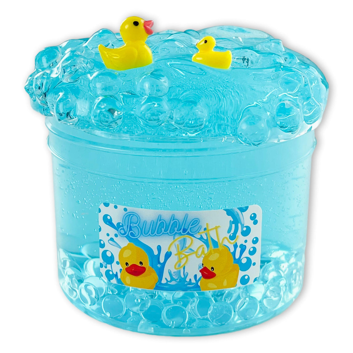 Bubble Bath Clear Slime - Shop Slime - Dope Slimes