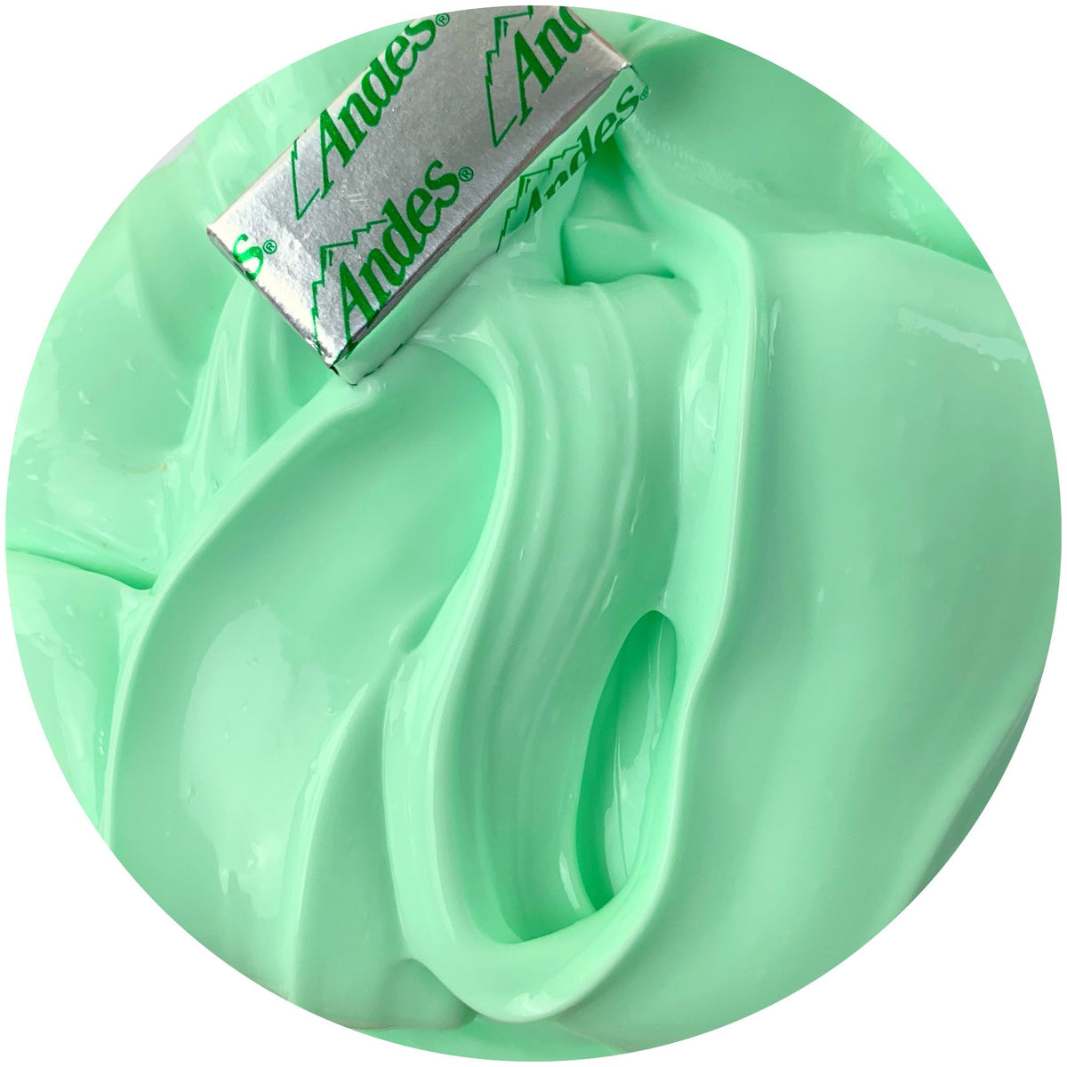 Andes Mint Cream Slime Scented - Buy Slime - Dope Slimes