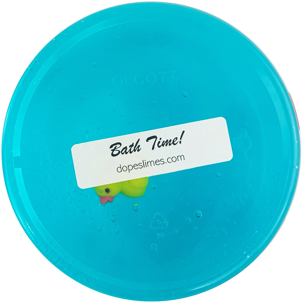 Bath Time Clear Slime w/ Charm - Buy Slime - Dope Slimes Shop